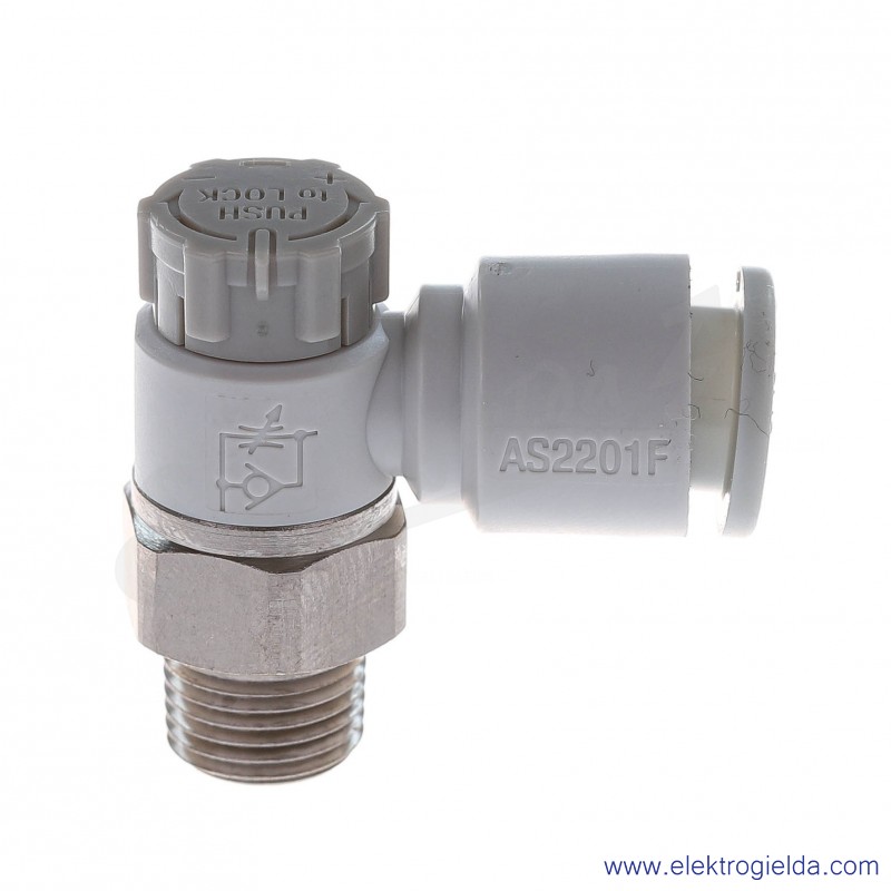 AS2201F-01-08A, Zawór dławiąco-zwrotny ogólnego przeznaczenia, G1/8, Fi ...