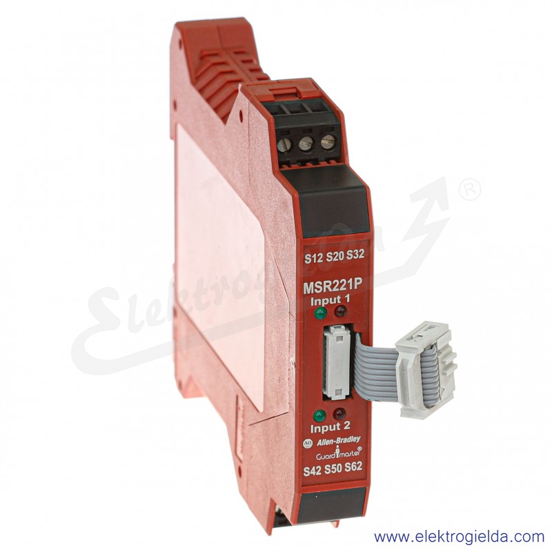 Moduł wejść bezpieczeństwa MSR220P, 24VDC, 2 wejścia