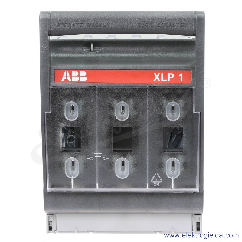 Rozłącznik bezpiecznikowy XLP1-6BC, 3P, 250A, NH1, 690V, montaż na płycie