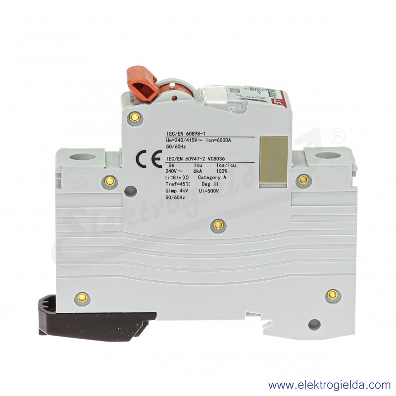 Wyłącznik nadprądowy BKN 1P, charakterystyka C, 2A