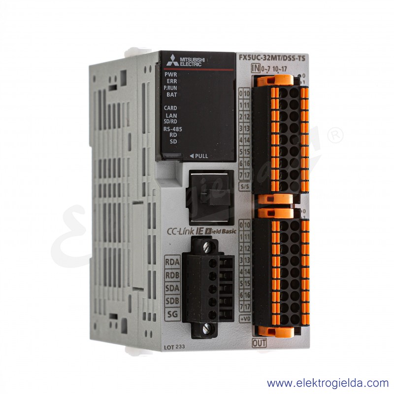 Sterownik PLC FX5UC-32MT/DSS-TS CPU 24VDC, 16 wejść, 16 wyjść ...