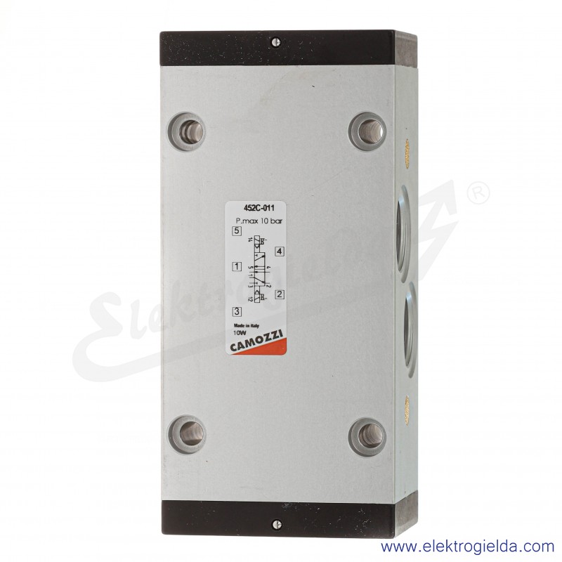 Zawór rozdzielający elektromagnetyczny 452C-011, 5/2 bistabilny, G1/2 ...